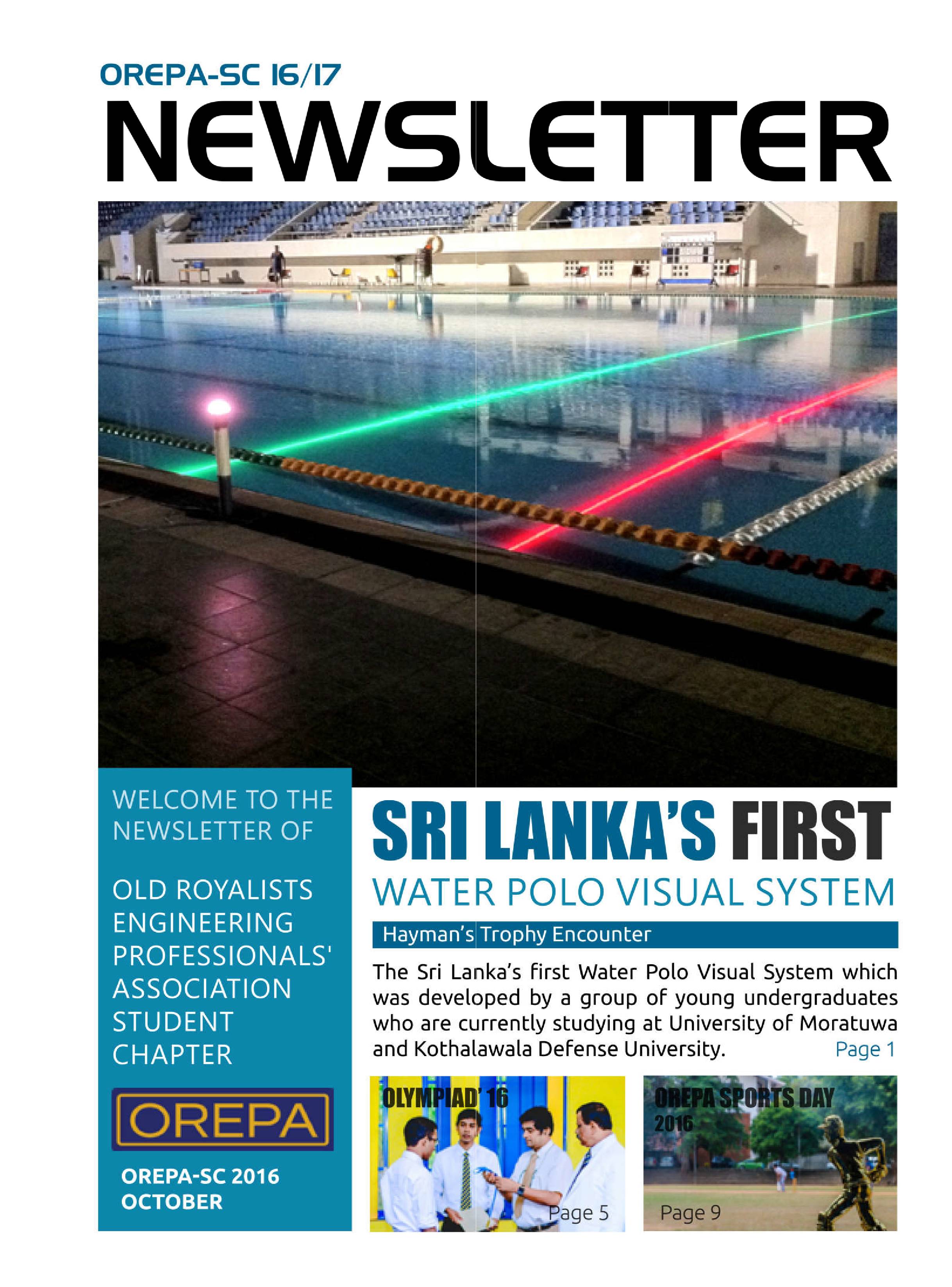 Newsletters – Old Royalist Engineering Professionals' Association