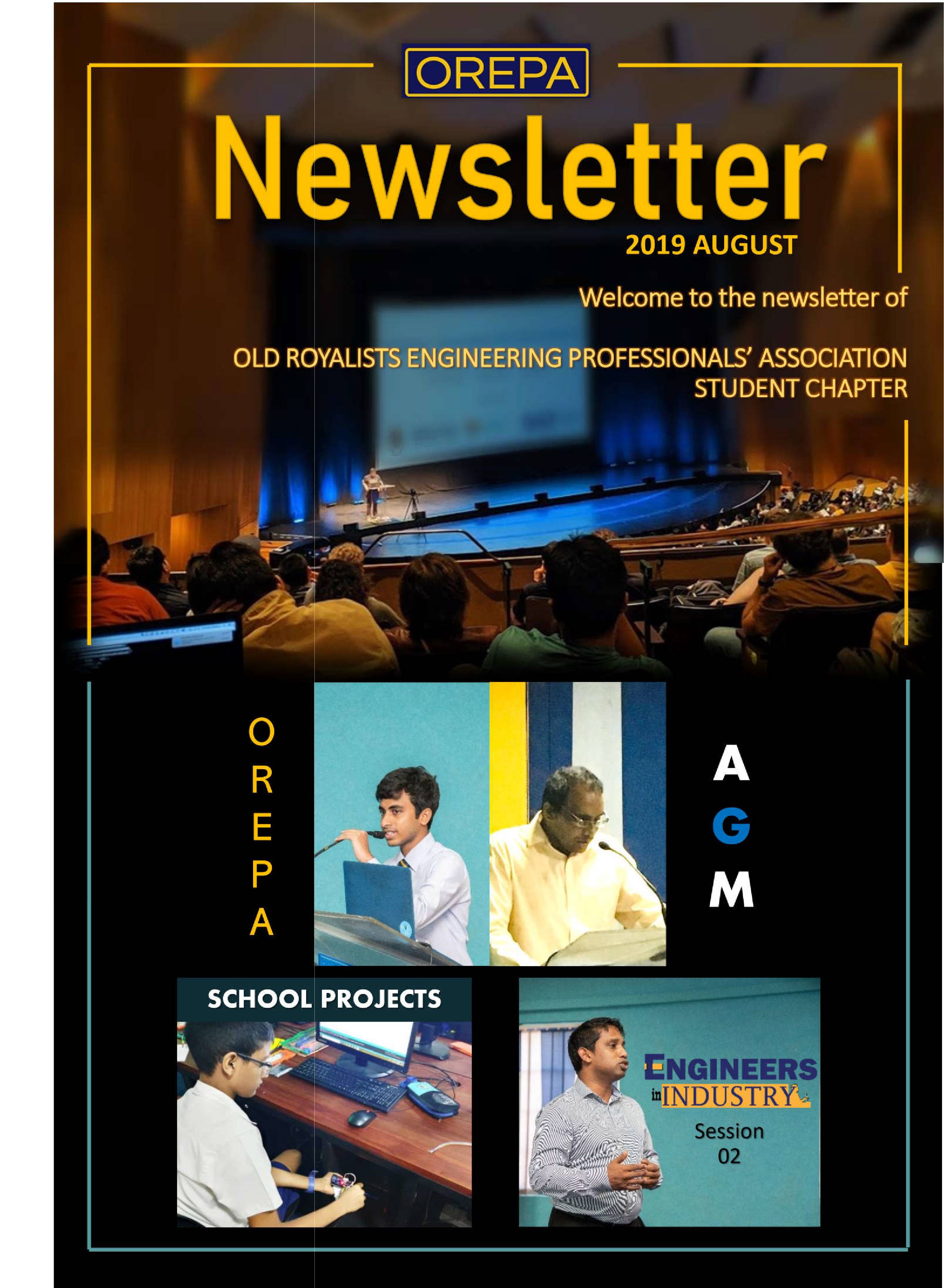 Newsletters – Old Royalist Engineering Professionals' Association